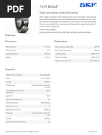 6319/C3 Bearing Specifications Overview | PDF | Bearing (Mechanical ...
