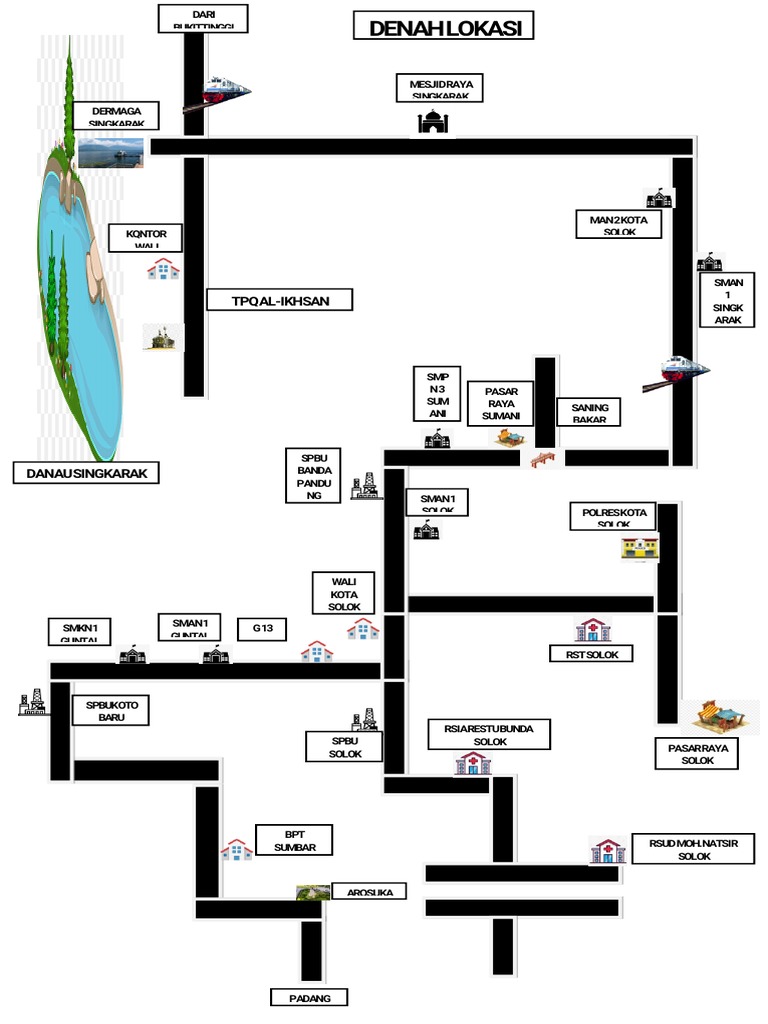 Peta Lokasi Solok dan Sekitarnya | PDF