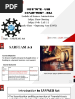 Sarfaesi Act 2002 | PDF | Security Interest | Securitization