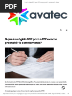 Tabela de Códigos GFIP para o PPP - Ajuda Bem - Care | PDF