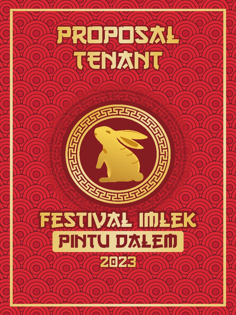 Proposal Tenant Festival Imlek | PDF