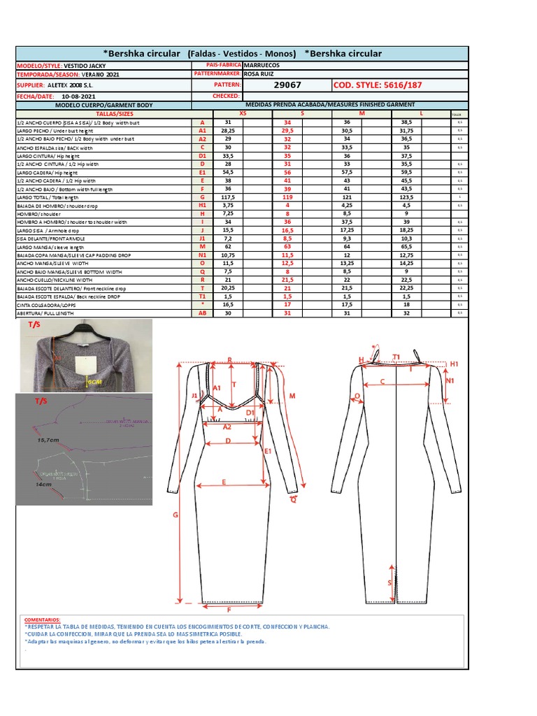 Vestido Jacky Verano 2021 Aletex | PDF