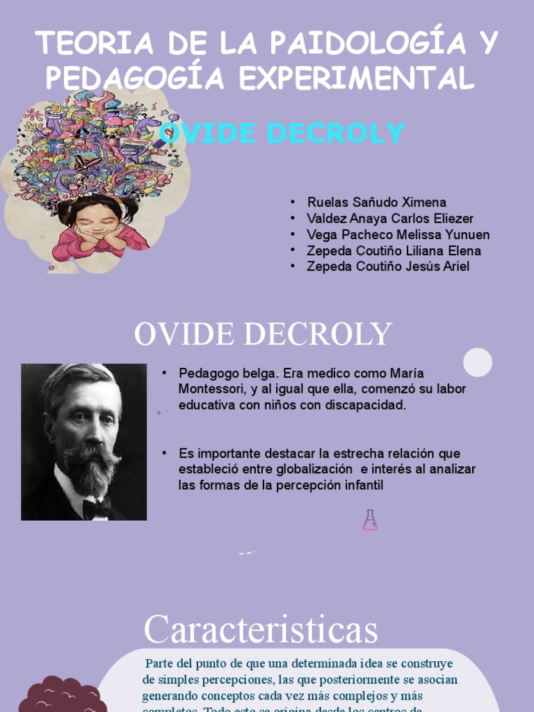 Expo Decroly | PDF | Cognición | Ciencia cognitiva