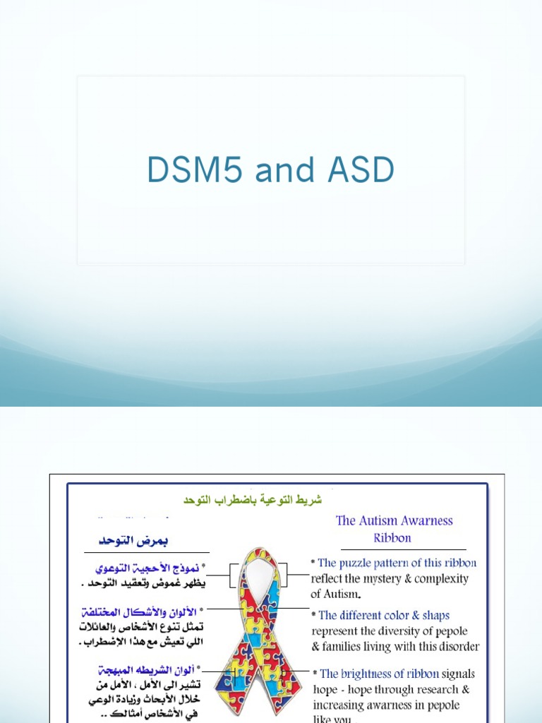 DSM5 and ASD 2022.pptxpart 1 | PDF | Autism Spectrum | Dsm 5