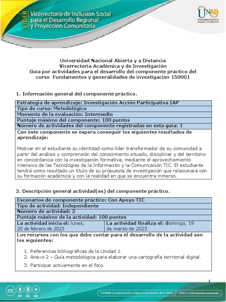 Guía para El Desarrollo Del Componente Práctico - Unidad 1 - Fase 2 ... Guía para El Desarrollo Del Componente Práctico - Unidad 1 - Fase 2 ...