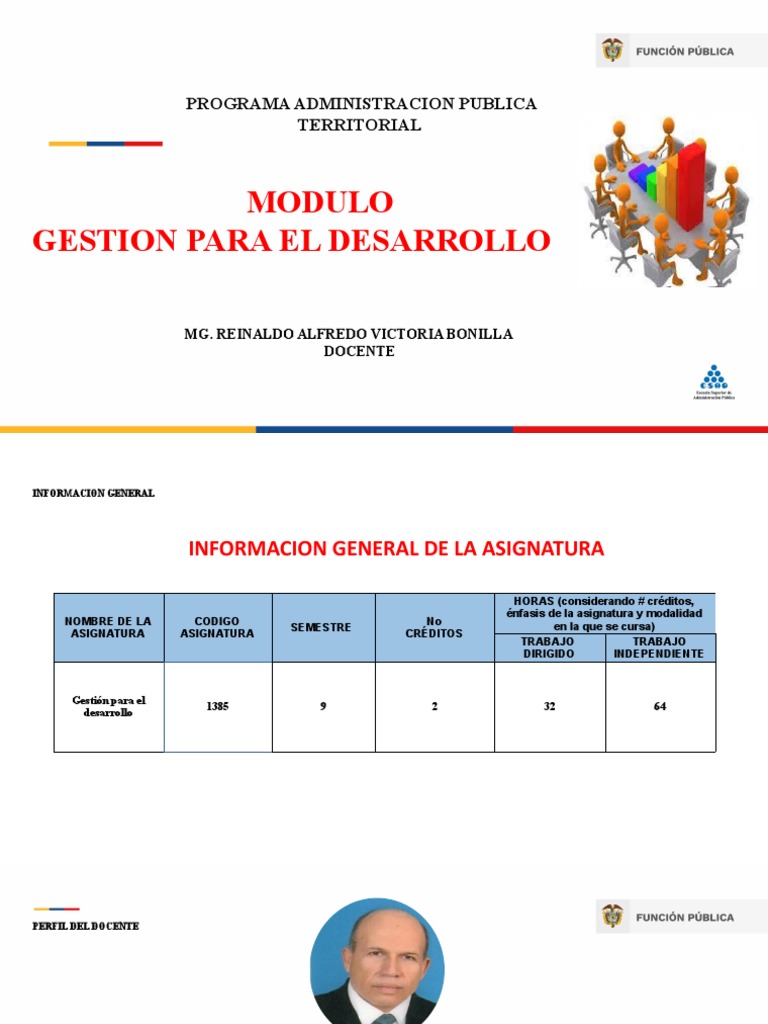 Presentacion Modulo Gestion para El Desarrollo | PDF