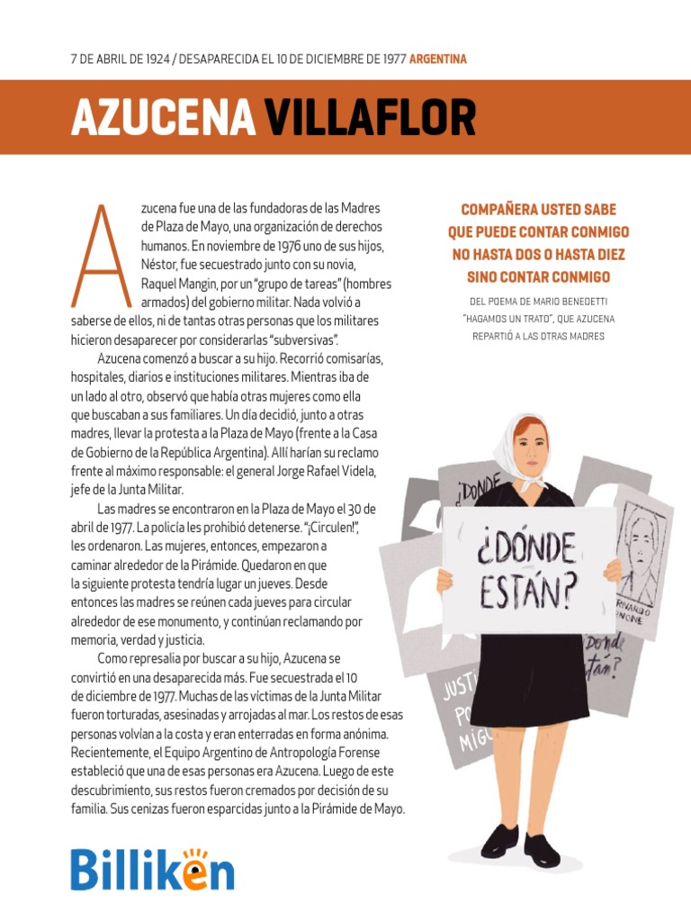 Azucena Villaflor: Memoria y Justicia | PDF