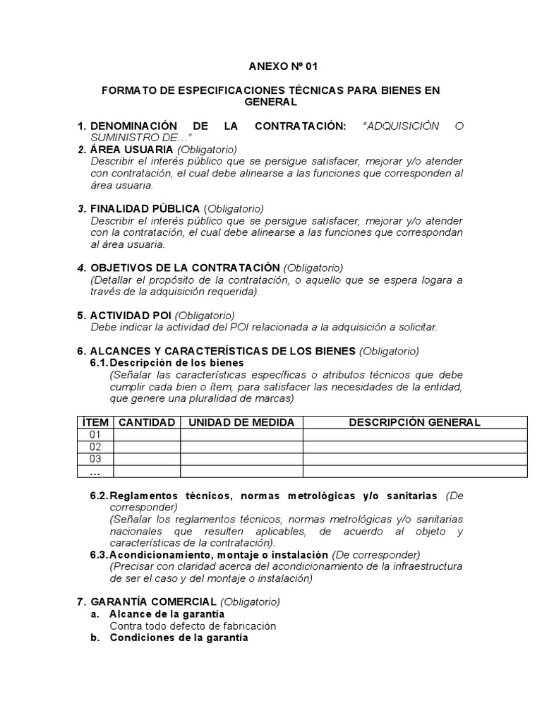 MODELOS DE EETT Y TDR.docx | PDF