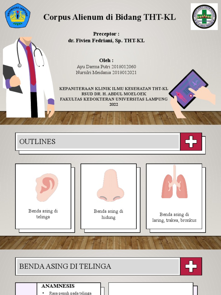 MATDAS 13 Corpus Alienum Di Bidang THT-KL | PDF