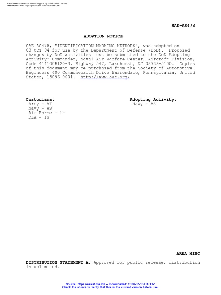 Sae As478 | PDF