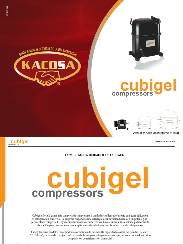 Catalogo Cubigel (23-08-2018) PDF | PDF | Ingeniería de Procesos ...