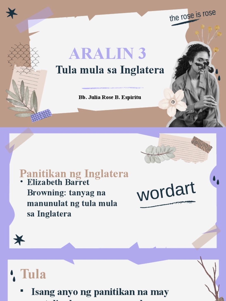 Q2 Aralin 3 Filipino 10 | PDF