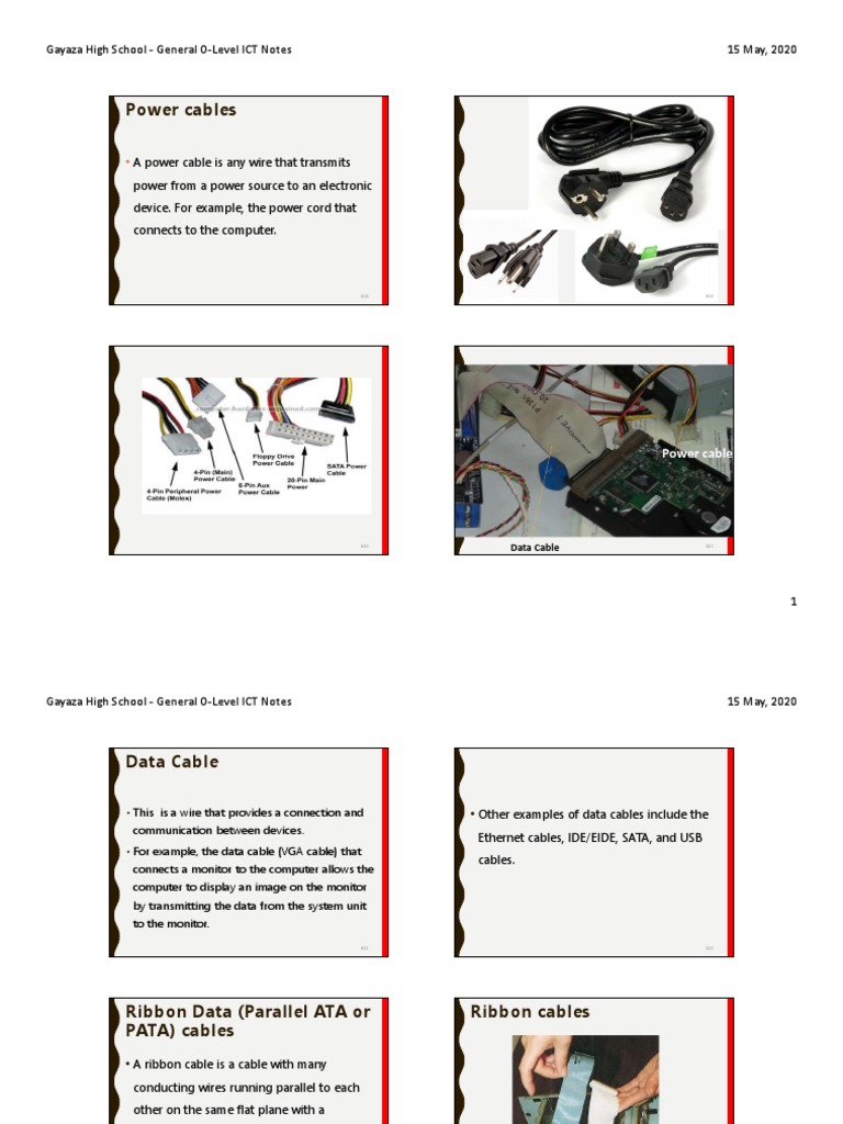 Gayaza High School General O-Level ICT Notes | PDF | Printer (Computing ...