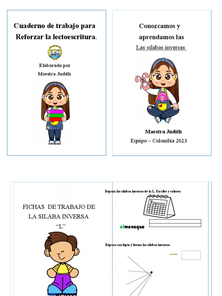 Cuadernillo de La Silabas Inversas | PDF