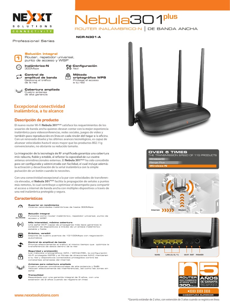 NCR N301 A - Spa | PDF | Ieee 802.11 | Wifi