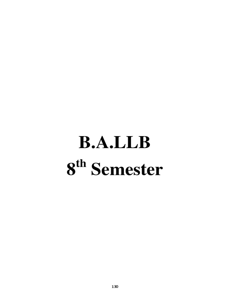 BALLB - SYLLABUS - FULL - FILE - 2018 - AND - ONWARDS - KAshmir University | PDF | International ...