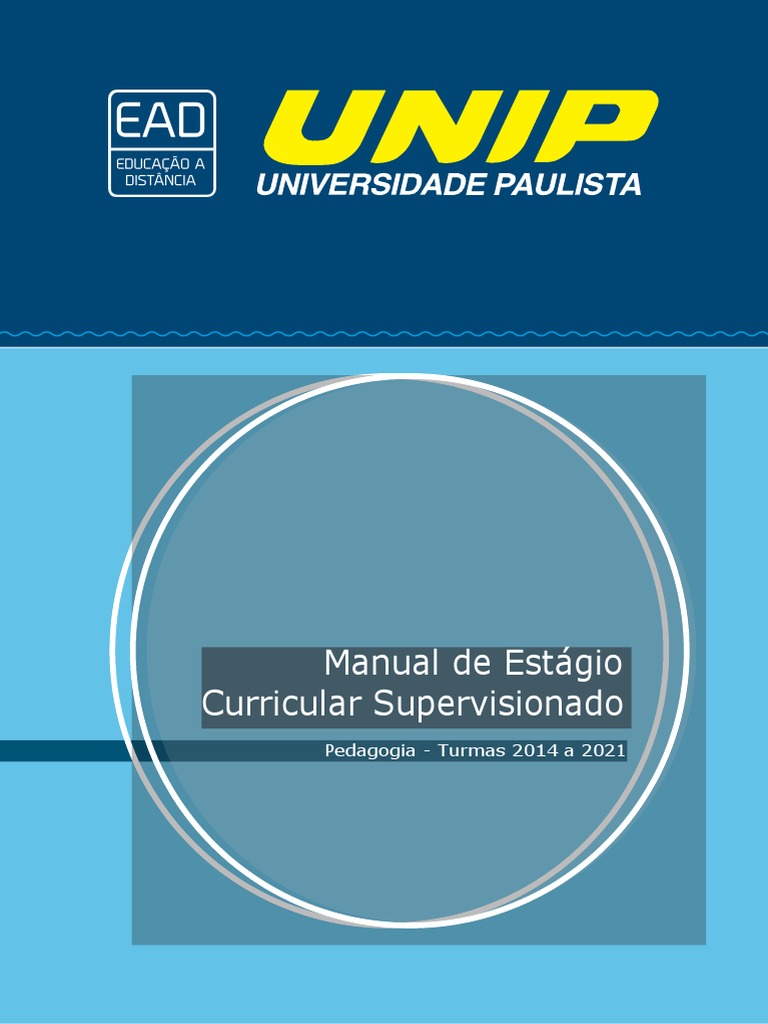 Manual De Estágio Pdf Pedagogia Aprendizado