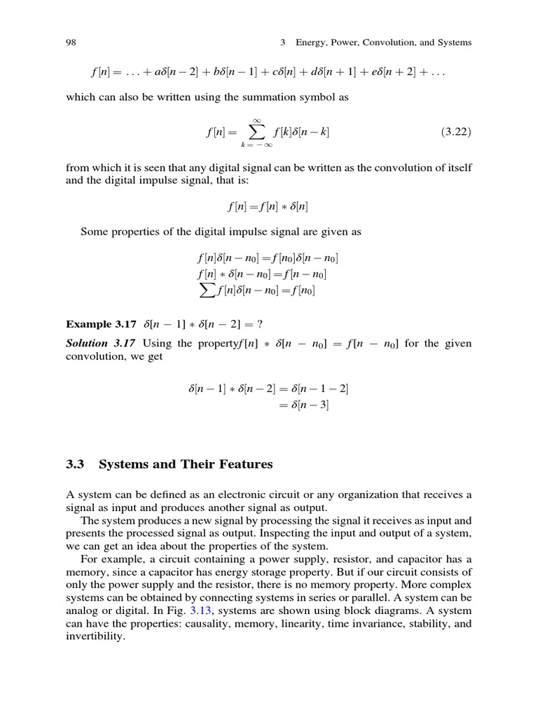 System Properties - Orhan Gazi PDF | PDF | Causality | Electronic Circuits