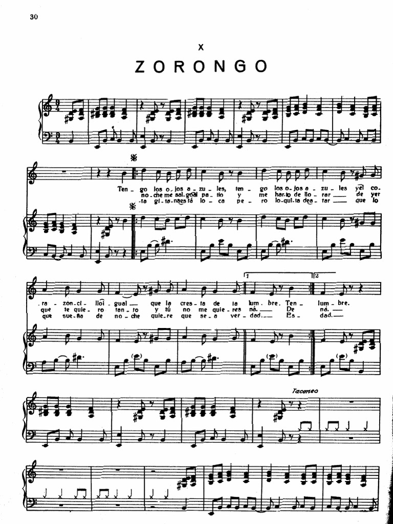 Zorongo Gitano - Garcia Lorca | PDF