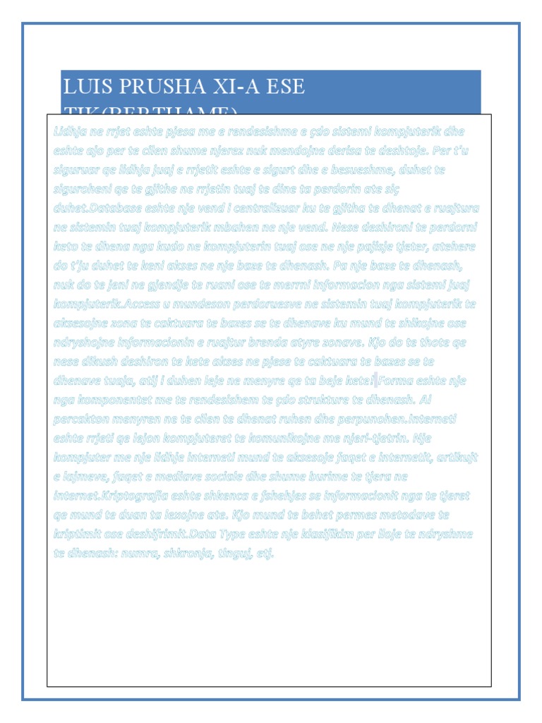 Luis Prusha Xi | PDF