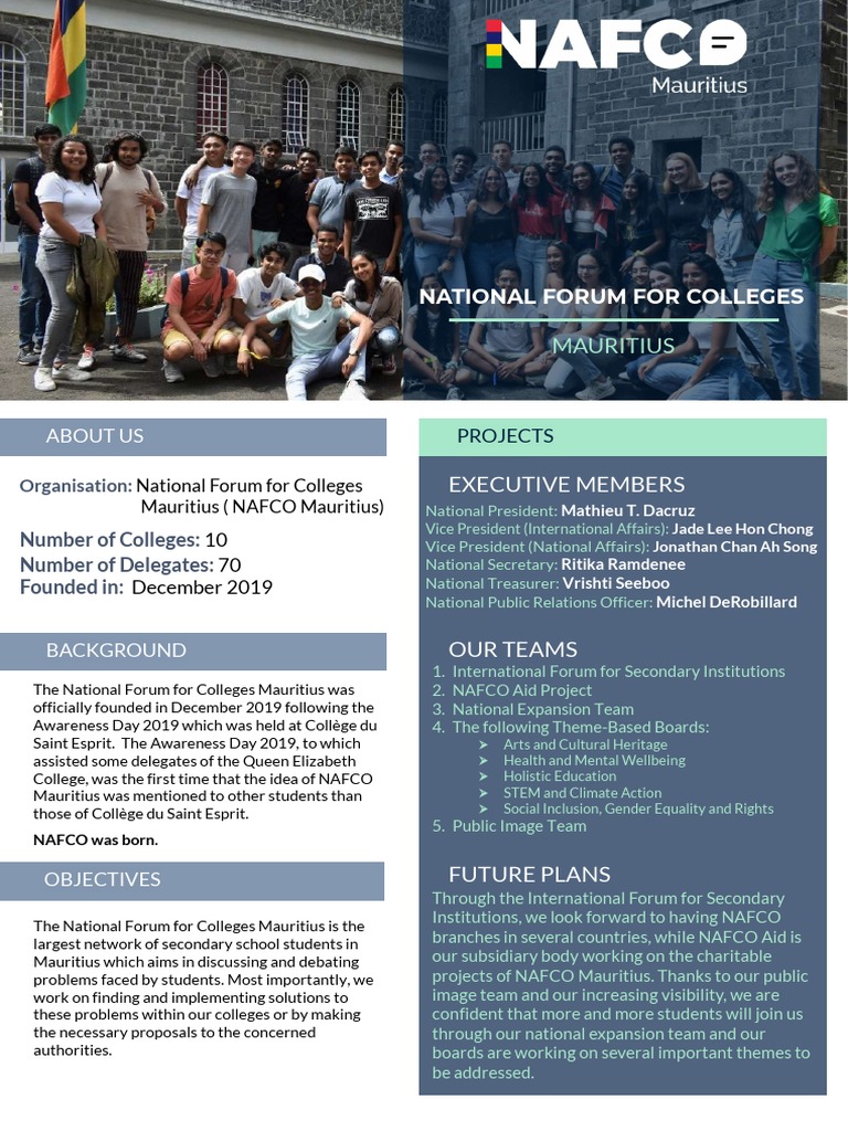 NAFCO Mauritius Factsheet | PDF