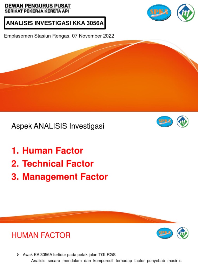 Lampiran Analisis Investigasi KKA 3056A Rengas TNK PDF | PDF