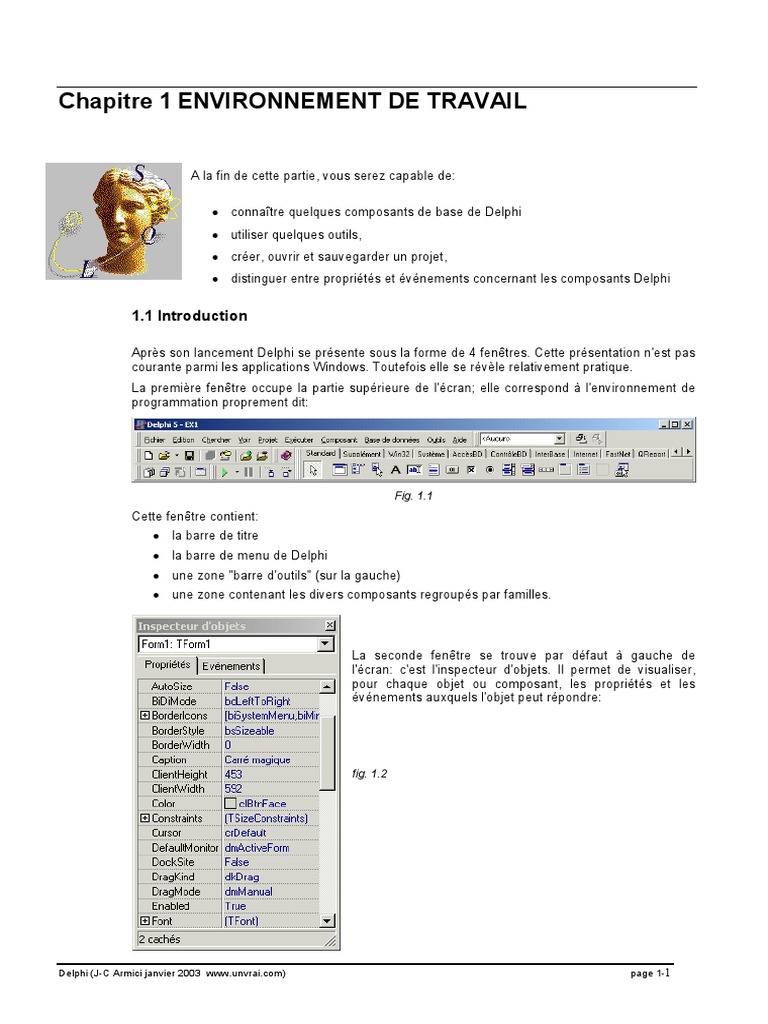 Cours Delphi | PDF | Langage de programmation | Programmation informatique