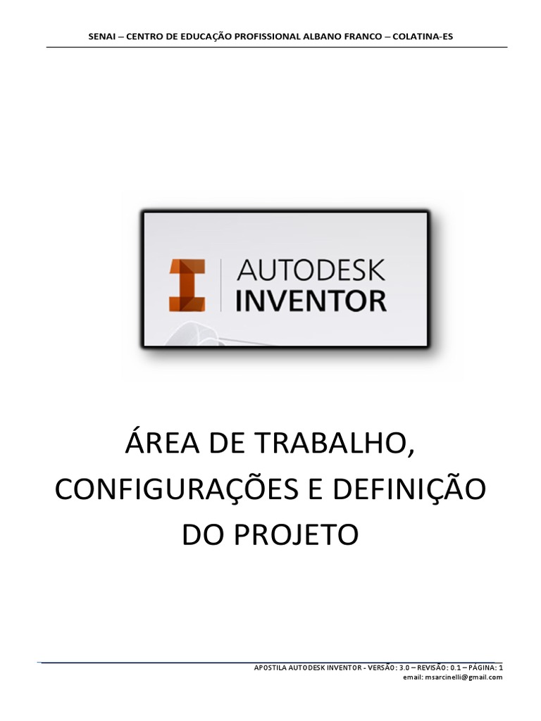 12 Apostila Inventor Senai Pdf Geometria Janela Informática