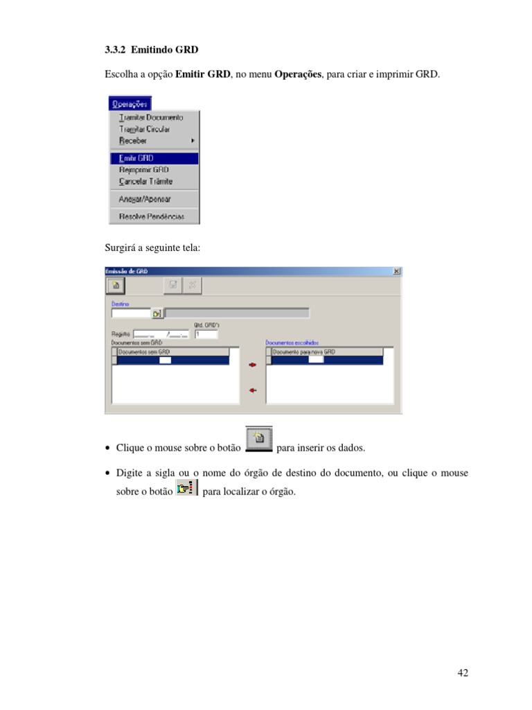 Guia de Emissão e Gestão de GRD | PDF | Programas | Informática