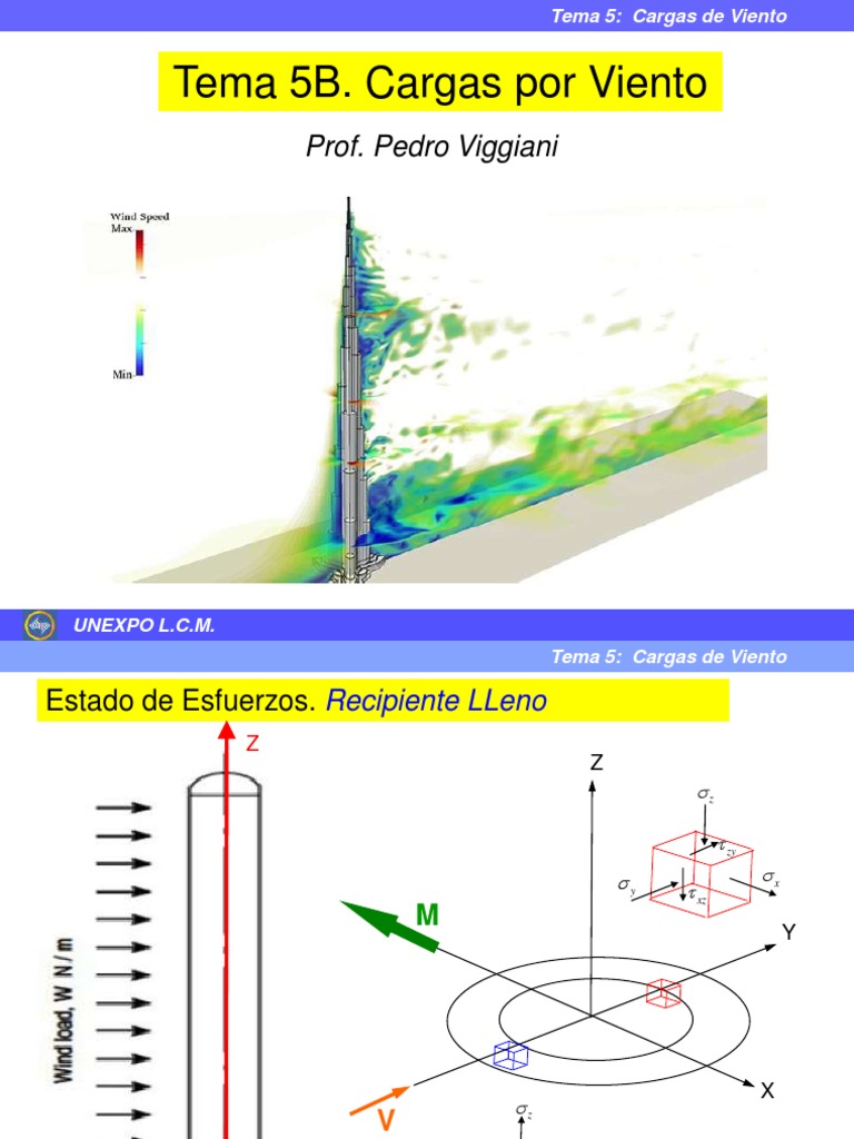5B. Cargas Por Viento V2 | PDF | Ingeniería mecánica | Mecánica