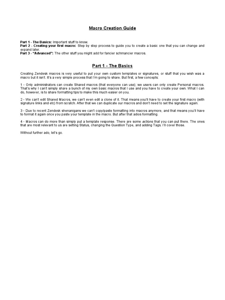 Macro Guide v1.1 | PDF | Cyberspace | Software Engineering