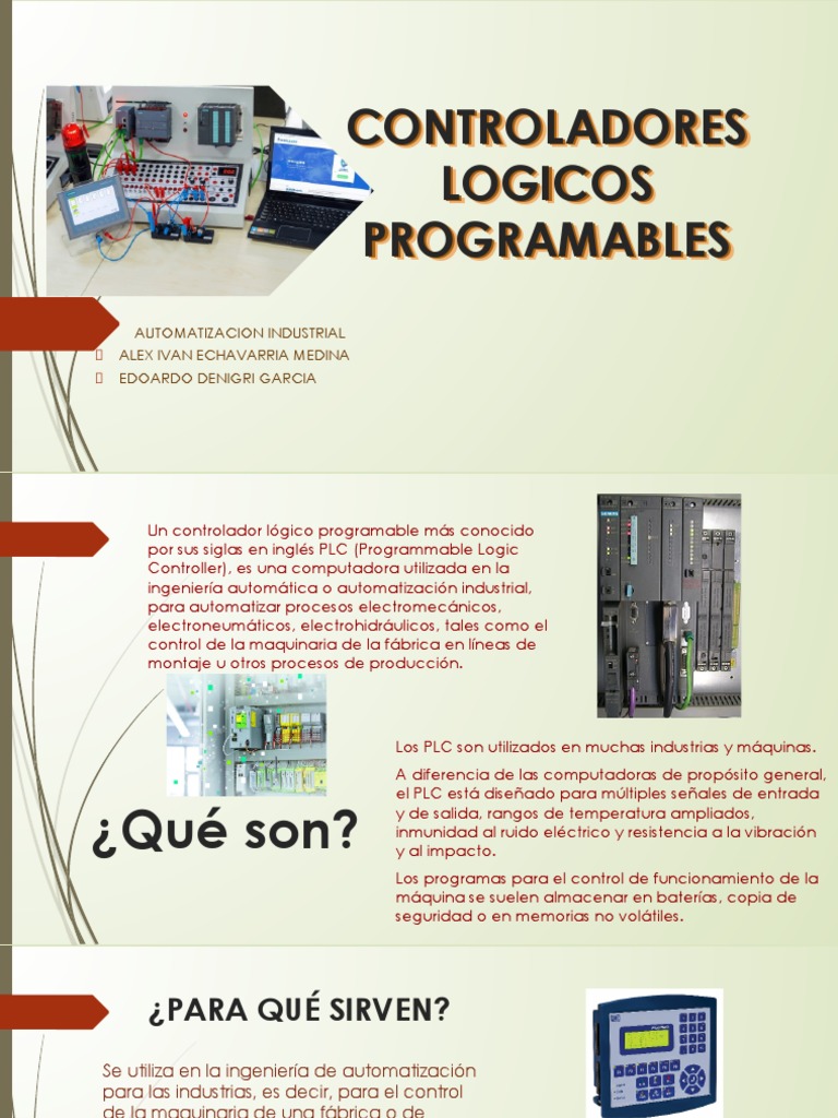 Controladores Logicos Programables Pdf Controlador Lógico Programable Programación De