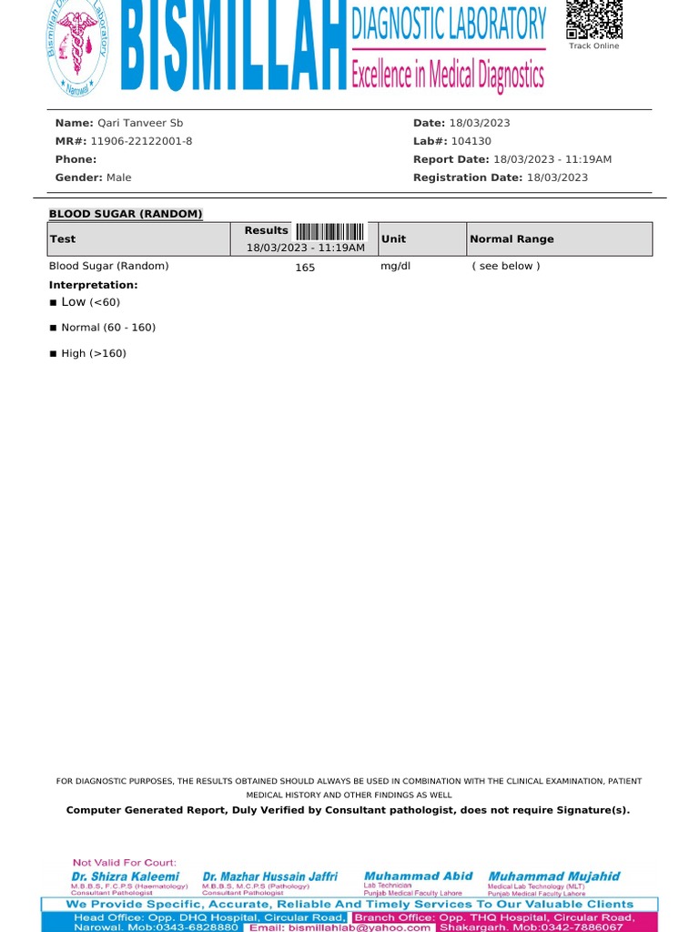 11906-22122001-8 - QARI TANVEER SB - Laboratory Report | PDF