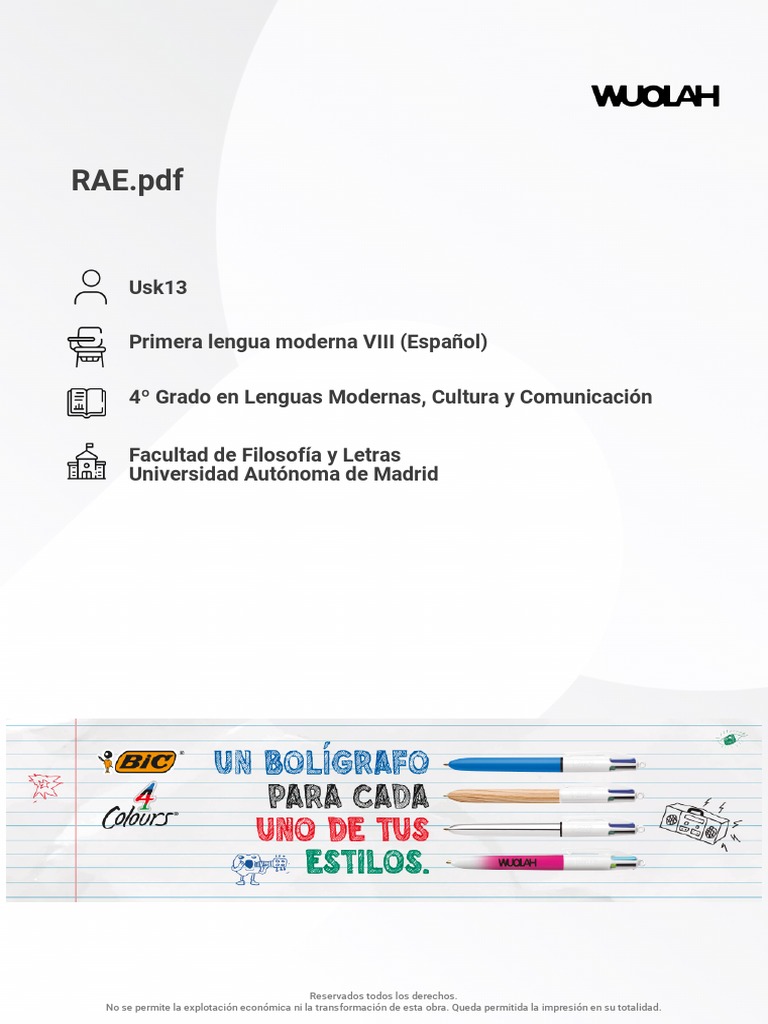 Rae PDF | PDF | Fonética | Palabra