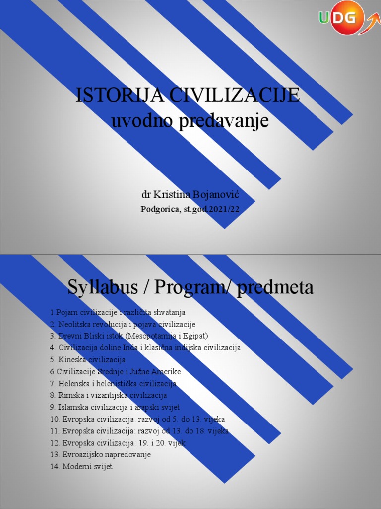 Uvodno Predavanje | PDF