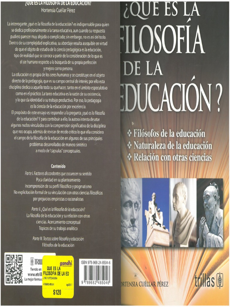 Cuellar - Que Es La Filosofia de La Educacion | PDF