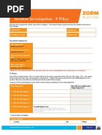 ICAM Incident Investigation Template - SafetyCulture | PDF | Risk