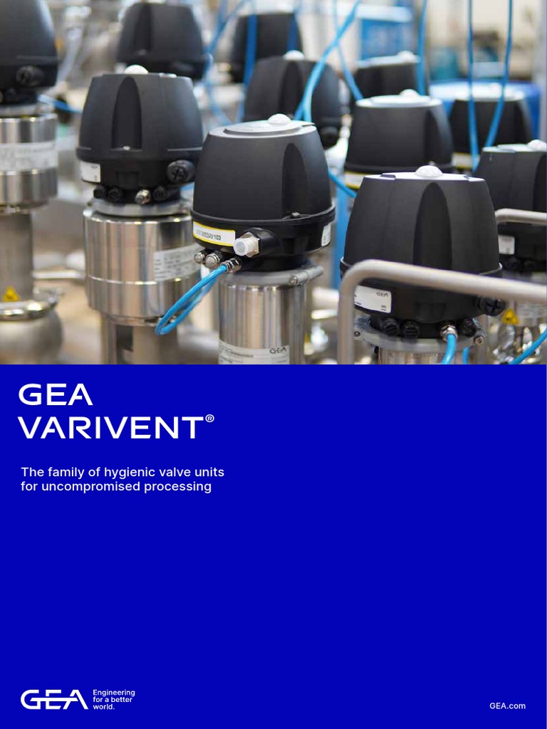 Gea Varivent Hygienic Valve Portfolio 262651 PDF | PDF | Valve | Automation