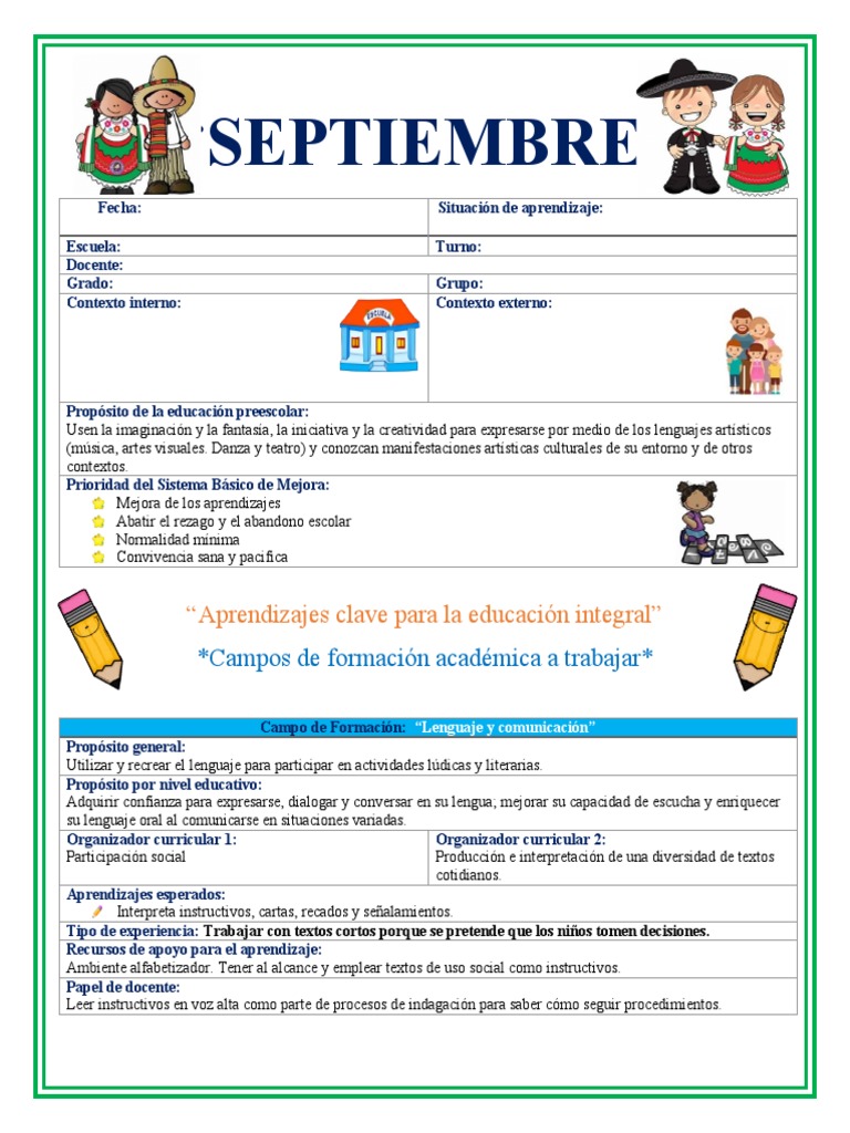 Septiembre | PDF | Aprendizaje | Experiencia