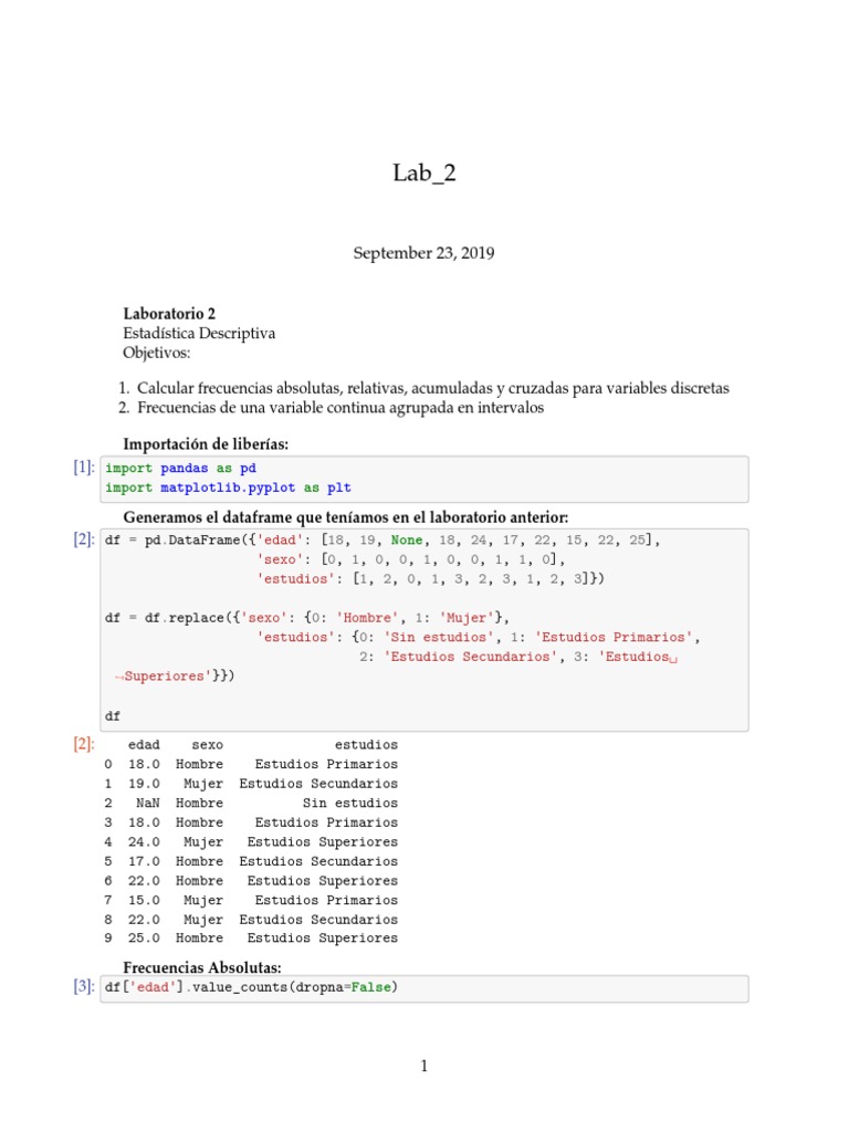 Lab 2 Python | PDF
