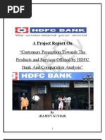 HDFC Bank Introduction | PDF