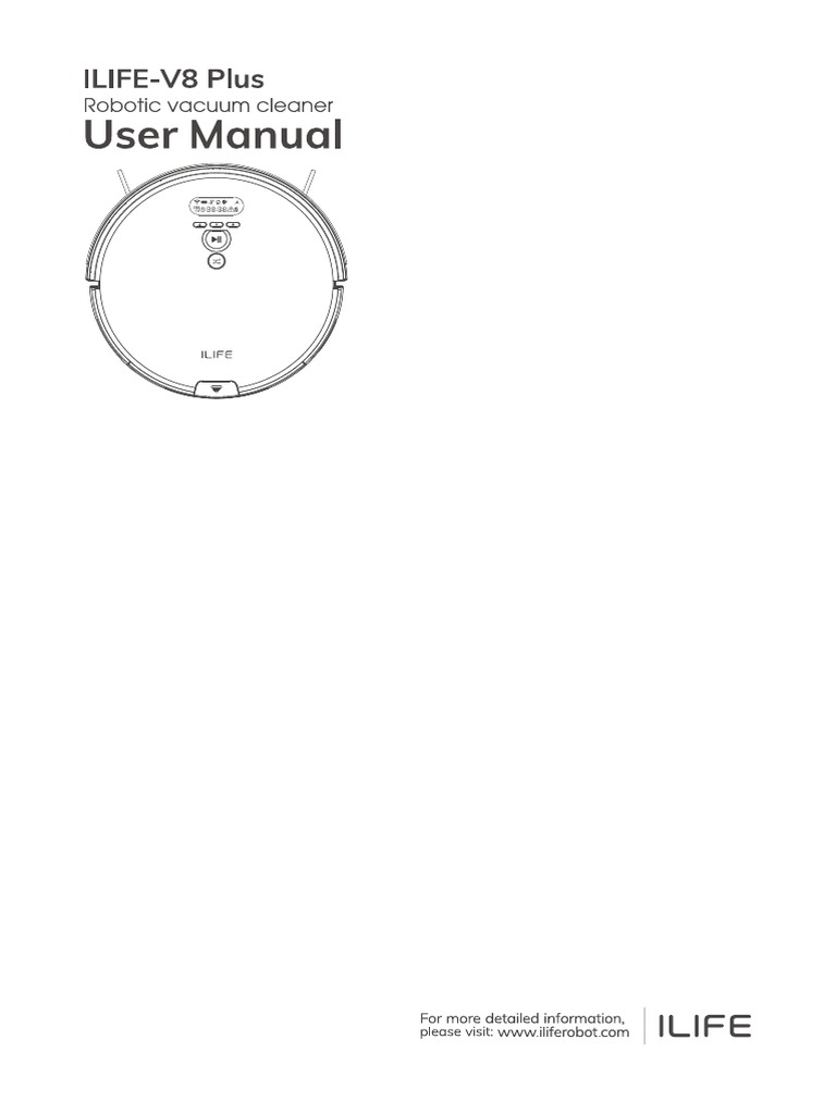 ILIFE V8 Plus User Manual PDF | PDF