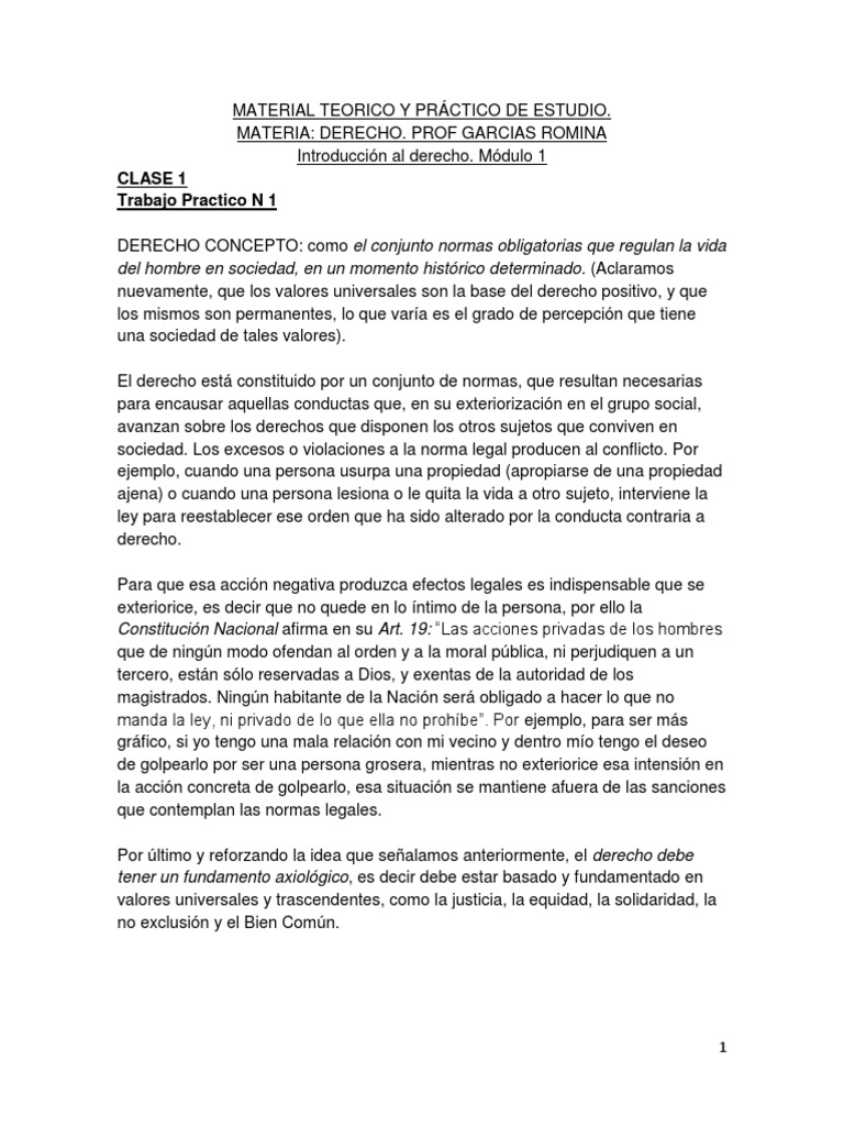 Modulo 1 Introduccion Al Derecho | Descargar gratis PDF | Bienes (Ley ... Modulo 1 Introduccion Al Derecho | Descargar gratis PDF | Bienes (Ley ...