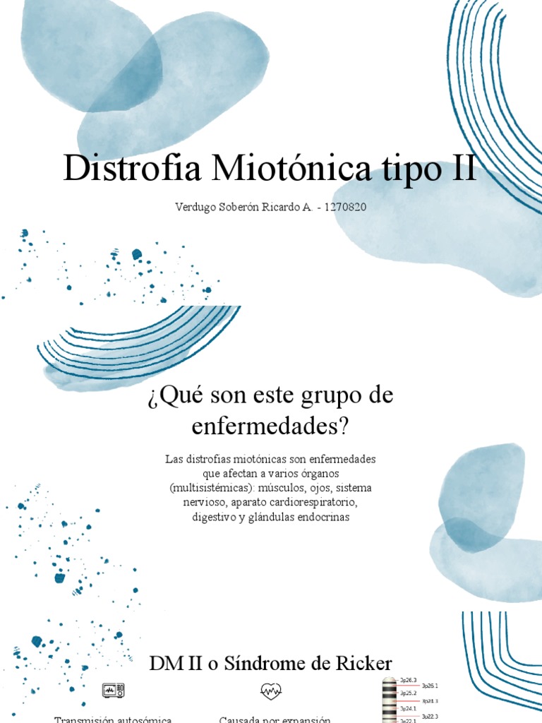 Distrofia Miotónica Tipo 2 | PDF | Medicina | Enfermedades y trastornos