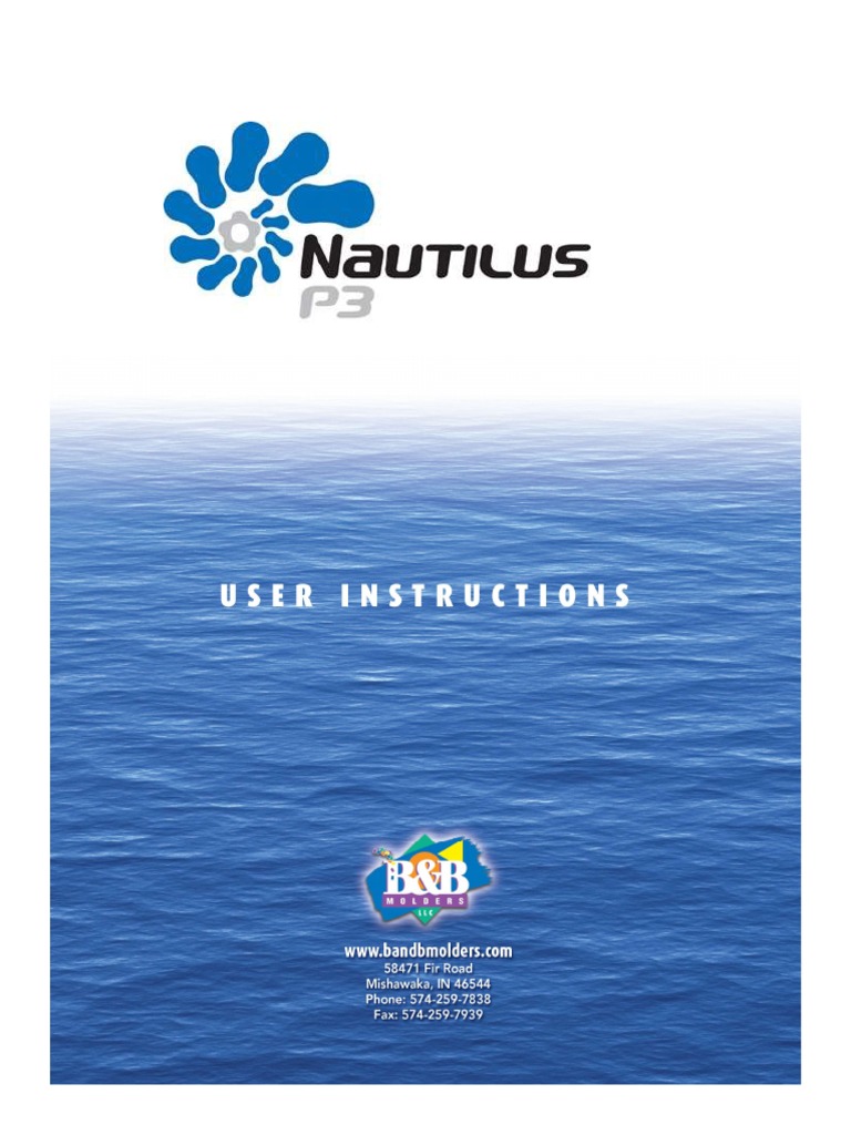 Nautilus P3 User 2 PDF | PDF | Pump | Valve