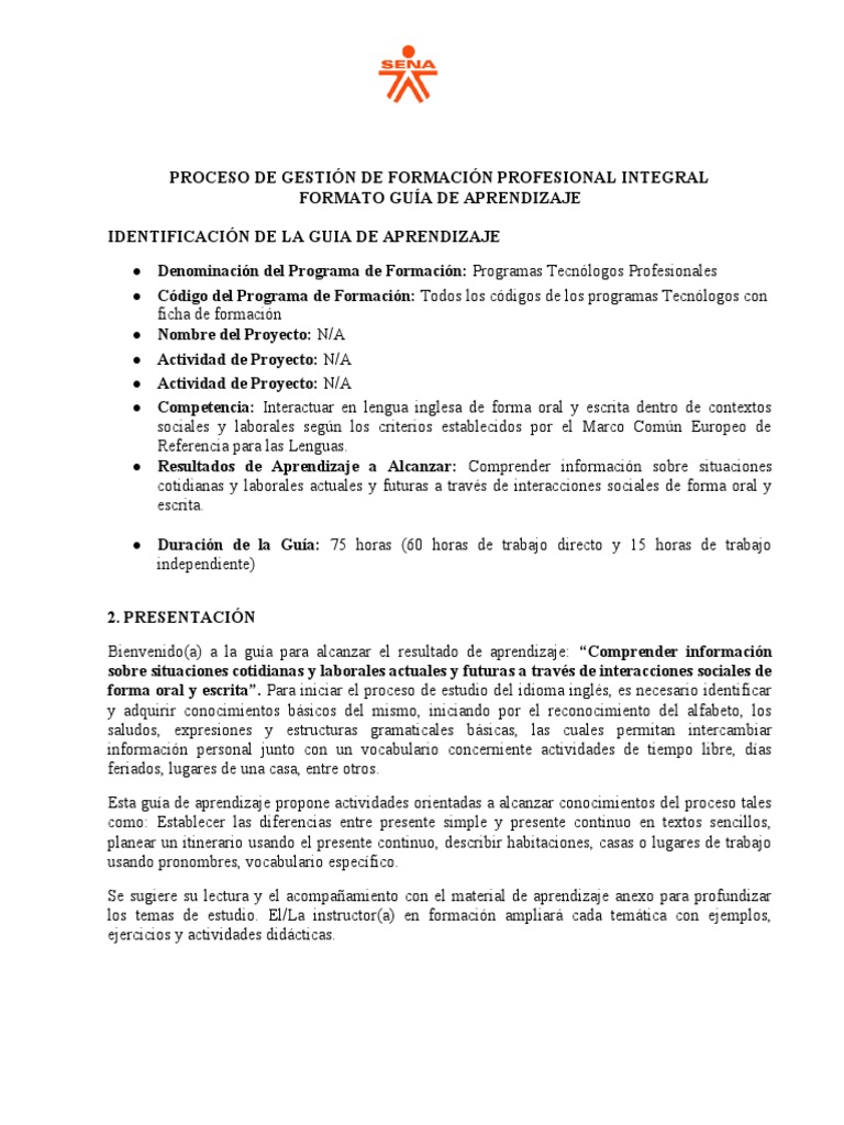 GuiaAZ Rap1 (1) - 3 Estefani | PDF | Aprendizaje | Verbo