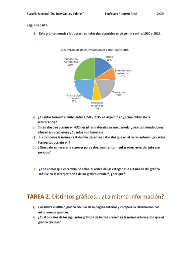 Segunda Parte Matematica Profe Ariel | PDF | Desastres naturales ...