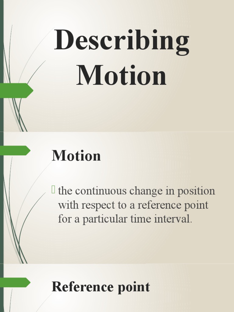 Understanding the key concepts of motion including distance, displacement, speed, velocity and ...