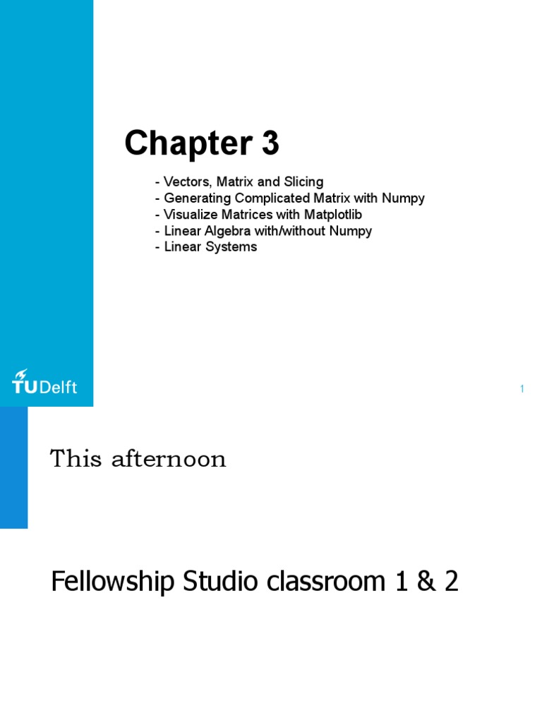 Chapter3 Python Fot Chemical Engineers | PDF | System Of Linear Equations | Matrix (Mathematics)