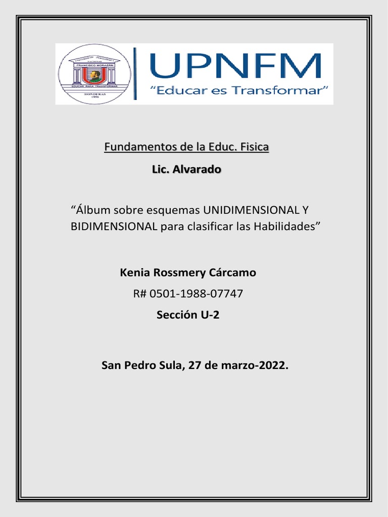 Album Sobre Esquemas UNIDIMENSIONAL Y BIDIMENSIONAL para Clasificar Las ...